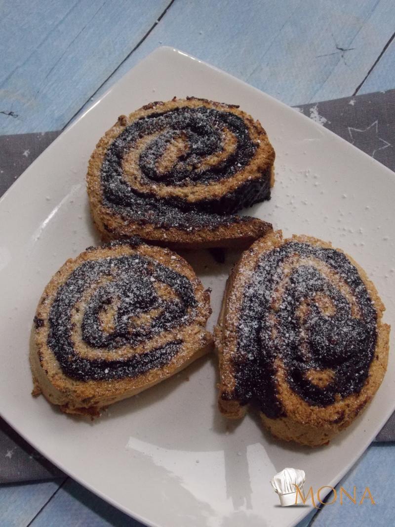 Csokis csiga - barna rizslisztből (glutén,tej,tojás, cukor,szójamentes ...